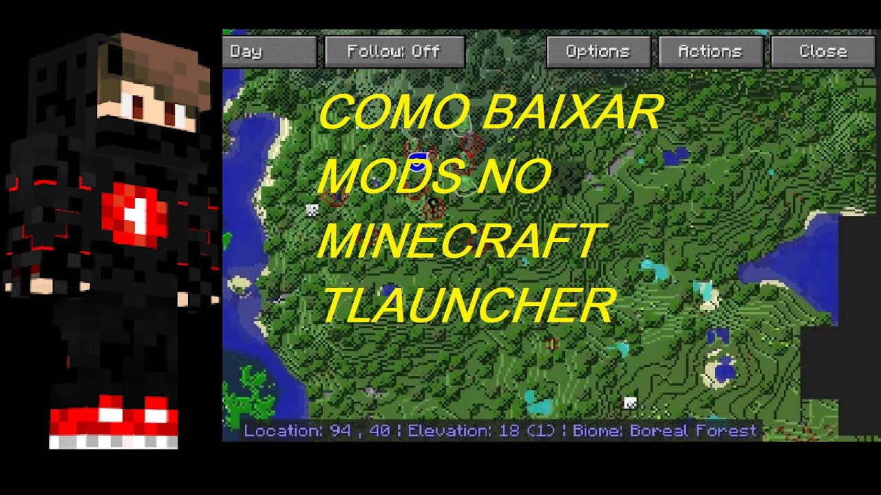 COMO INSTALAR MODS!!! NO MINECRAFT Tlauncher - YouTube