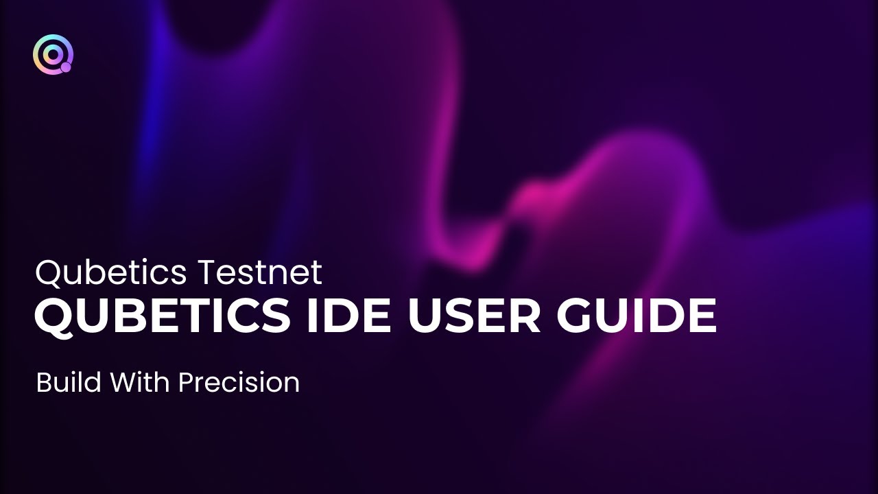 Qubetics IDE User Guide - Qubetics Tutorials - YouTube