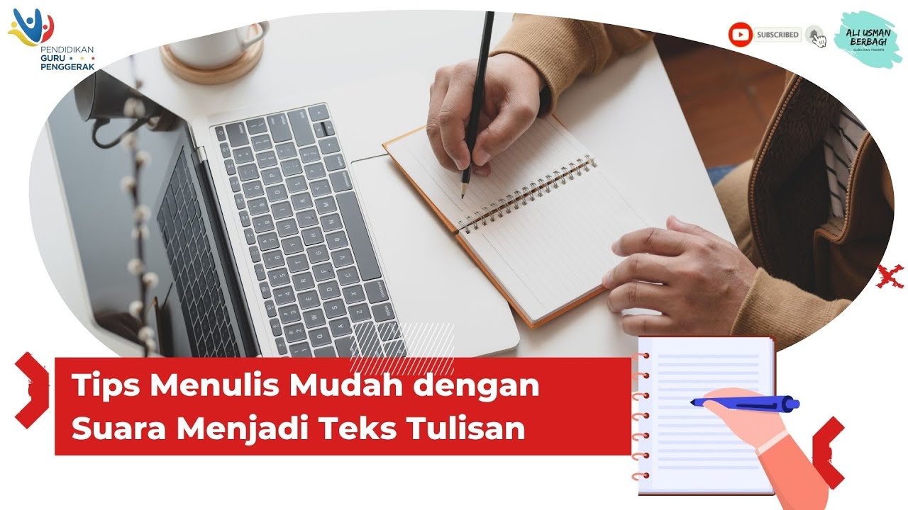 Tips Menulis Mudah dengan Suara Menjadi Teks Tulisan - YouTube