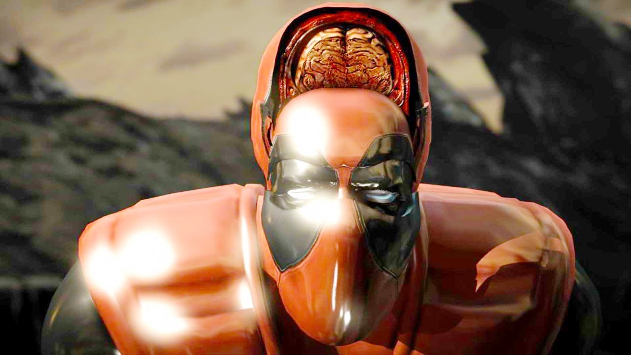 Mortal Kombat XL - All Fatalities & X-Rays on Iron Deadpool Jax Costume ...