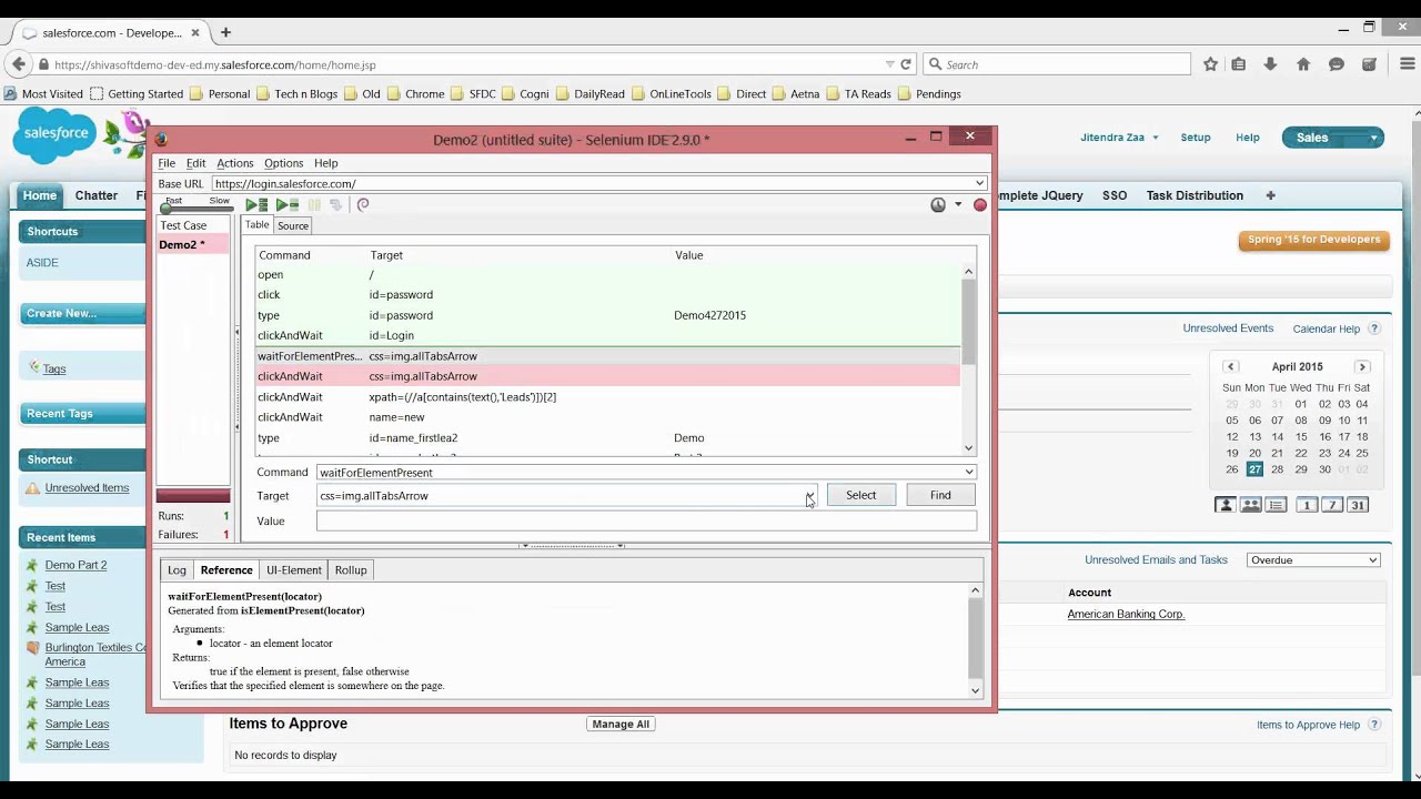 Salesforce Automated Testing Selenium Part 2 Youtube