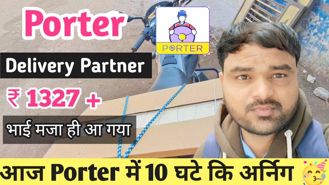 Porter Bike Delivery full day Earnings Porter Delivery Partner Per Day ...