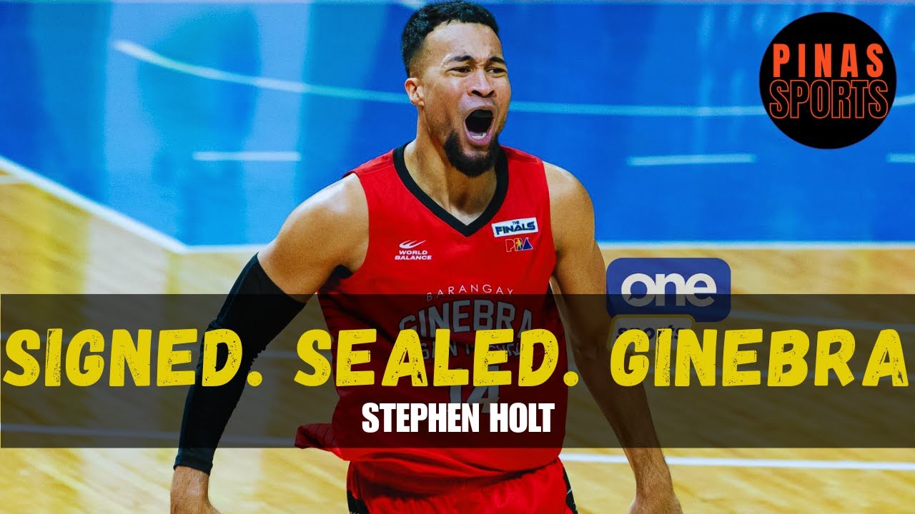 Stephen Holt Signs 3-Year Deal with Ginebra! 🔥 | Locked In for the Long ...