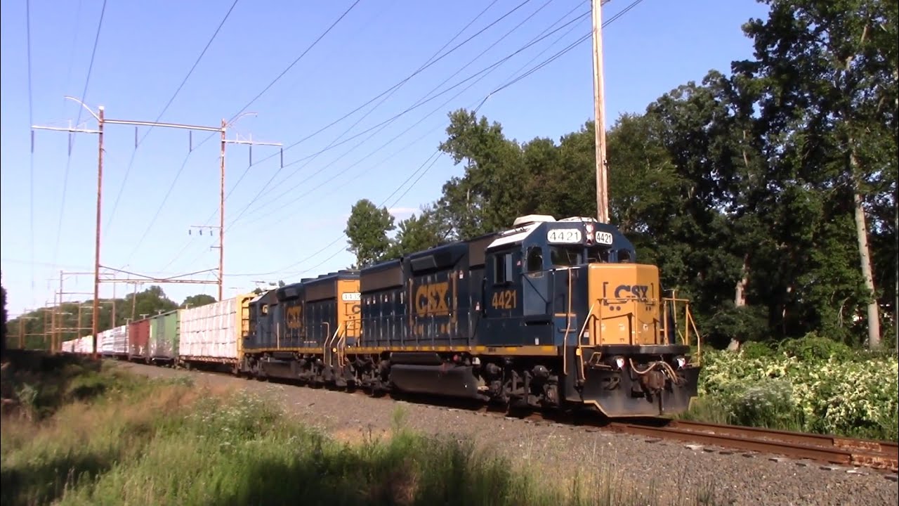 Full HD 60FPS: Conrail Shared Assets SA31 on the NJCL and Southern ...