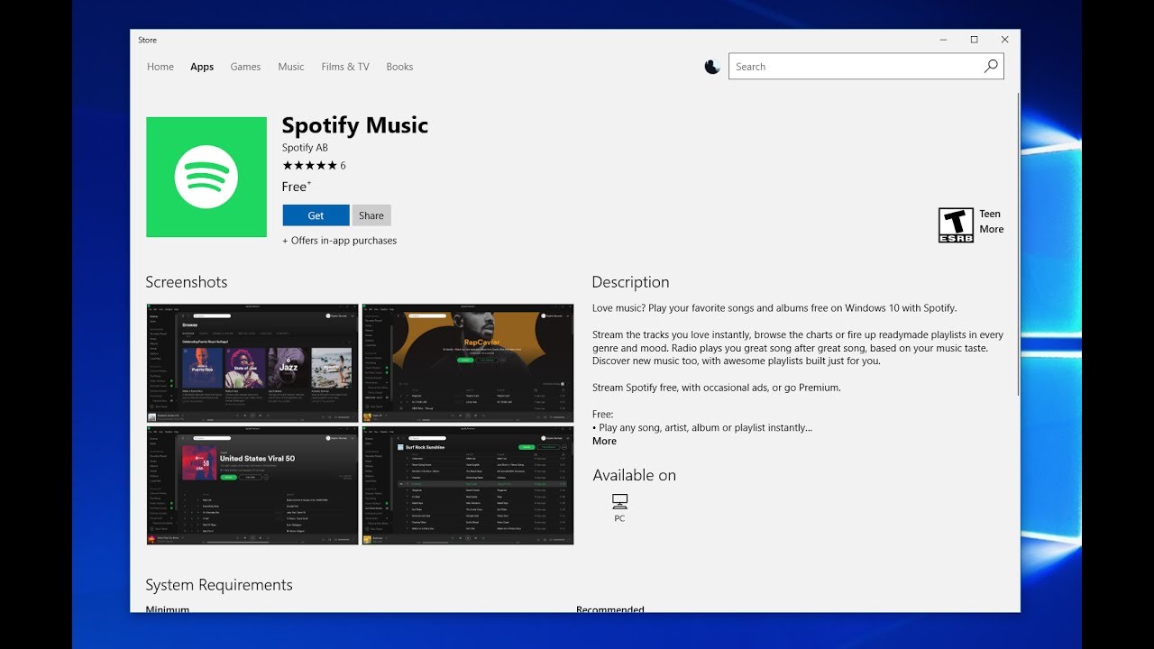 Hands On With Spotify Music Windows Store App - YouTube