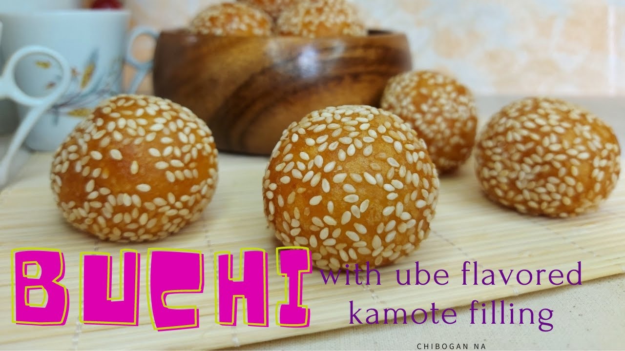 Buchi with Ube-Kamote filling - YouTube