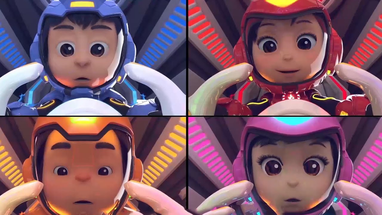 『萌宝战警MooBoo Cops』电影版合辑29| 超能战队、Q萌人工智能集结！召唤机甲变身，守护世界和平#animation # ...