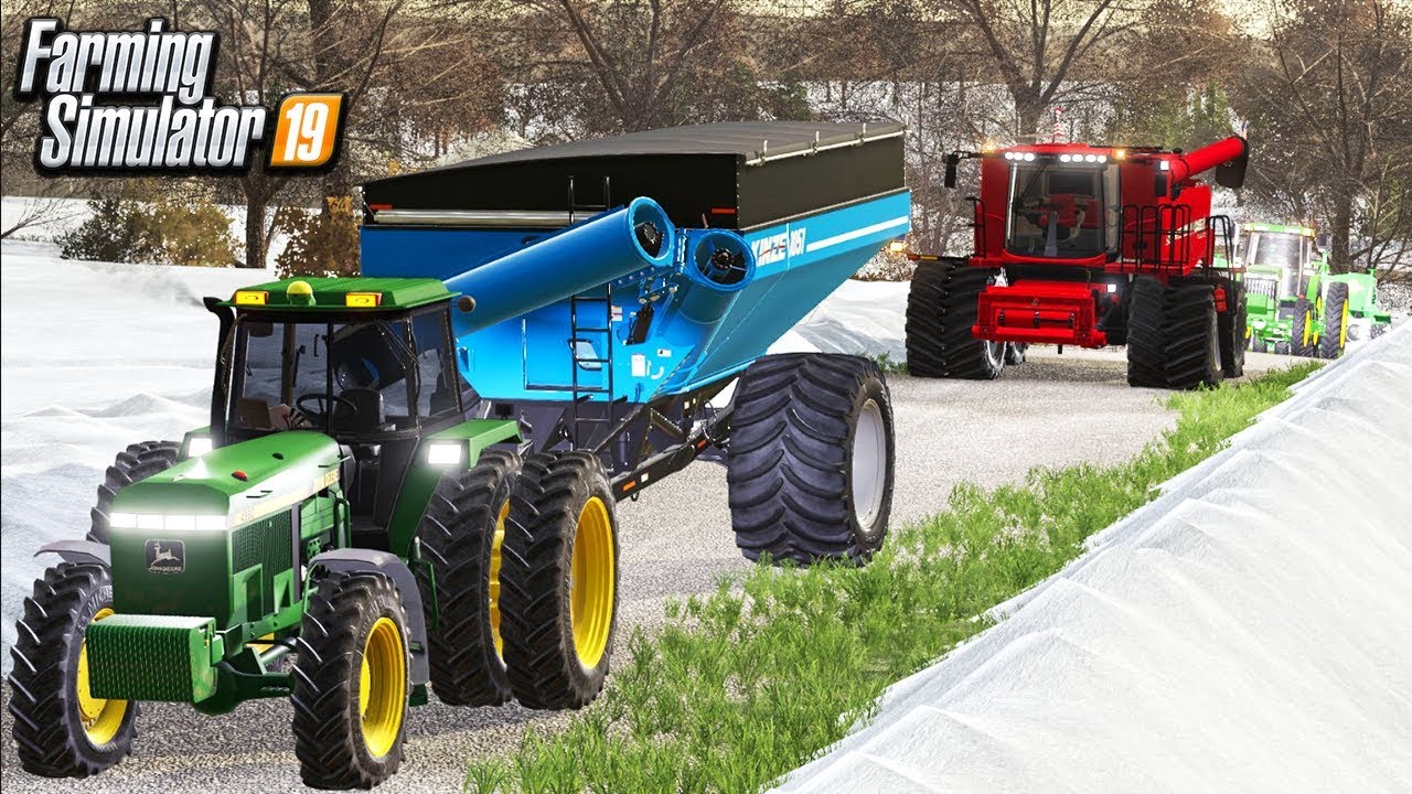 MOVING TO OUR NEW SHOP IN THE SNOW (ROLEPLAY) FARMING SIMULATOR 19 ...