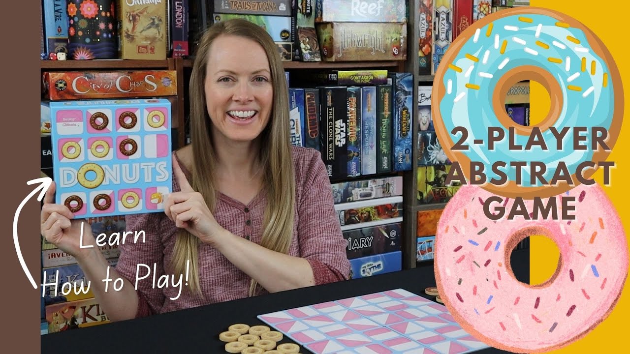 Take a Turn or Two of DONUTS! A 2-Player Abstract Game - YouTube