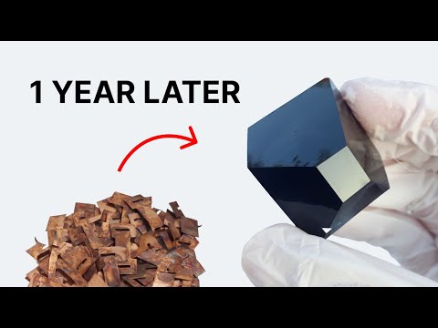 Growing A Black Crystal from Just Copper & Vinegar