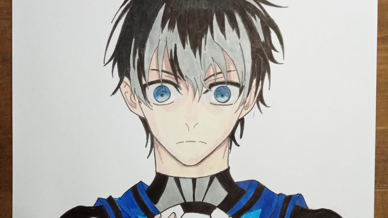 How to draw Yoichi Isagi | Como dibujar a Isagi Yoichi de Blue Lock ...