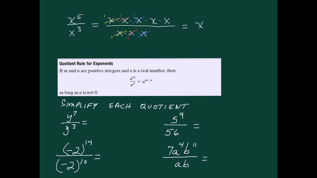 Math 093 Lecture5.1 Exponents - YouTube