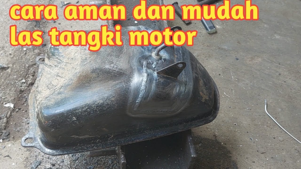 Cara las tangki motor yang bocor - YouTube