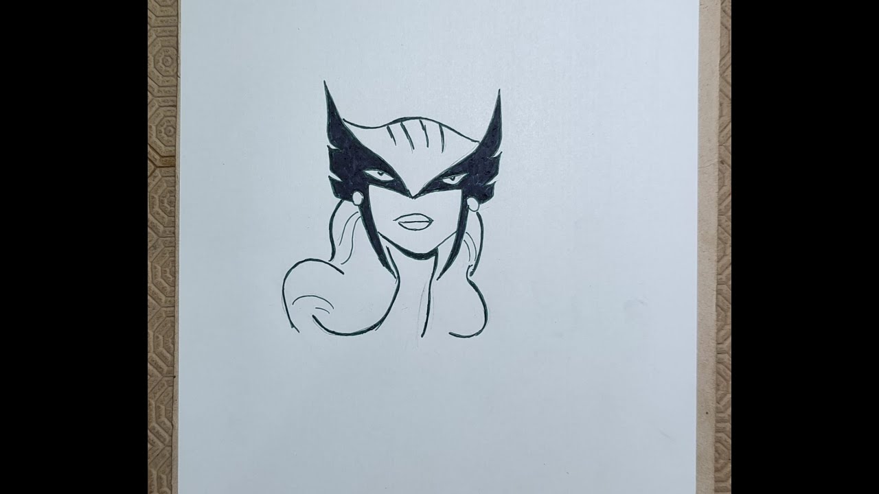 How to draw Hawkgirl from justice league | DC Character | DC Animated ...