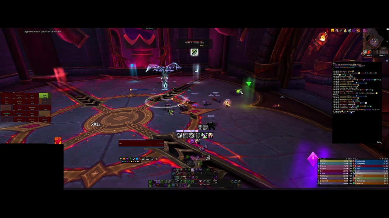 WoW Twisted Haven Frostmourne - Warlock PoV - Aberrus - YouTube