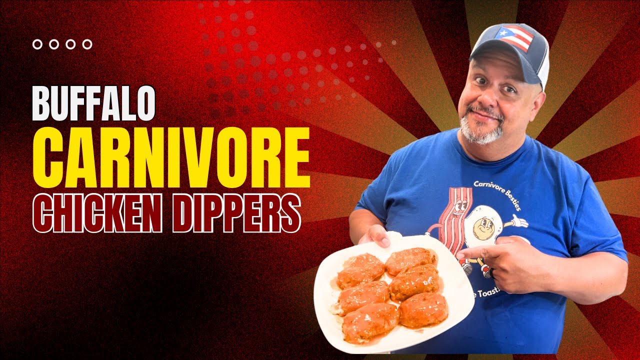 Buffalo Carnivore Chicken Dippers! A Carnivore Diet Recipe! - YouTube