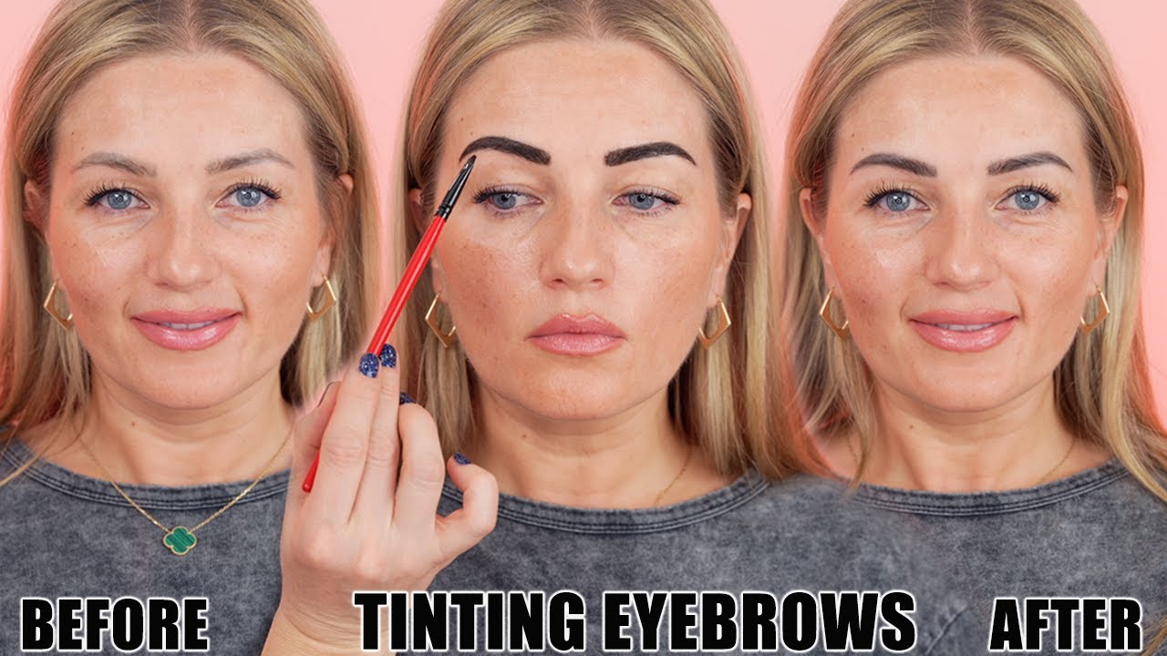 Tinting Eyebrows At Home Using Refectocil Tint Easy Step By Step ...