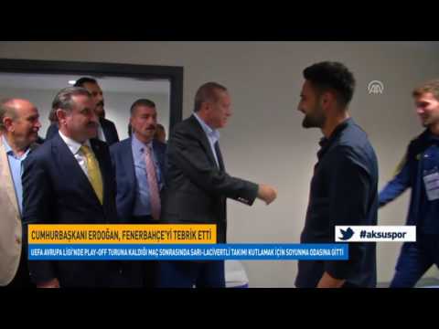 Cumhurbaşkanı Erdoğan, Fenerbahçe’yi Tebrik Etti
