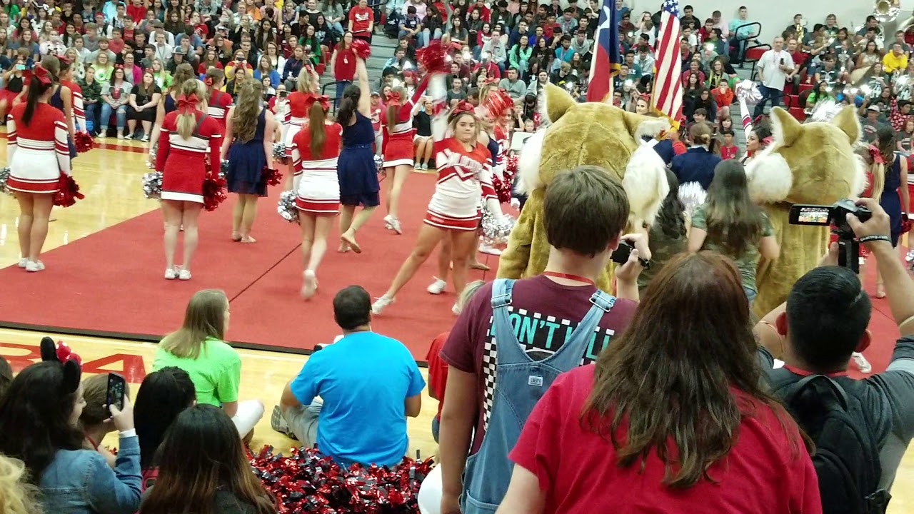 Splendora High School , 2018 Pep Rally dance, A Tribute to the Military ...