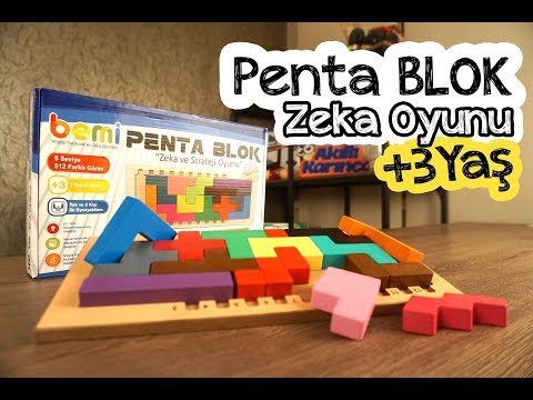 Bemi Toys Penta Blok Zeka Oyunu Akıl Oyunu Ahşap Oyuncak - Akıllı Karınca