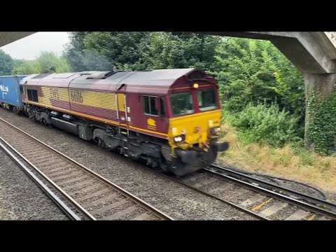 Class 66 | 66116 | DB Cargo UK - EWS Livery - YouTube