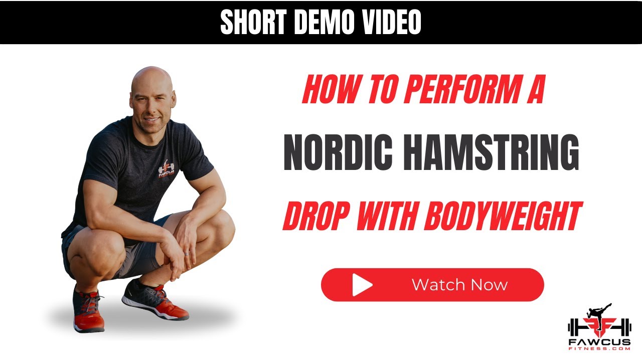 How to perform the Nordic hamstring drop (short demo) - YouTube