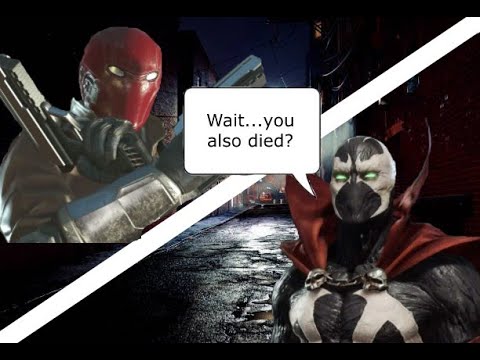 Redhood Vs Spawn Intro Dialogues - YouTube