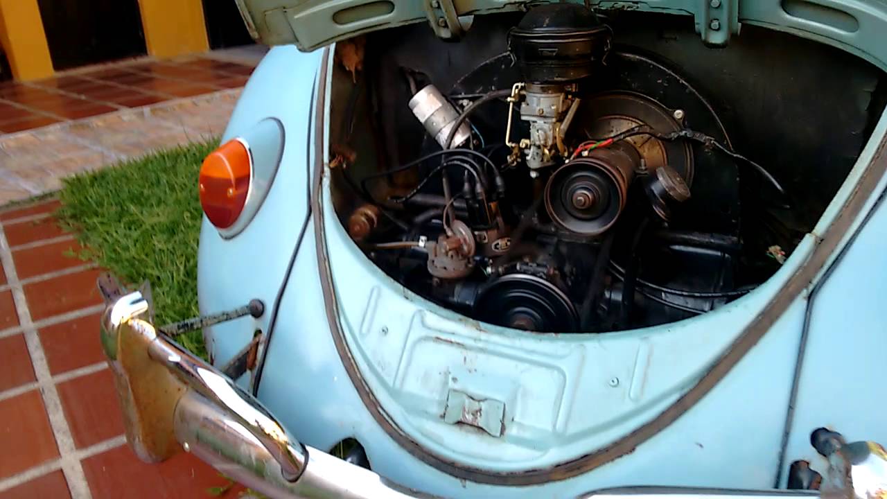 Fusca 1962 Motor 1200 Original. - YouTube