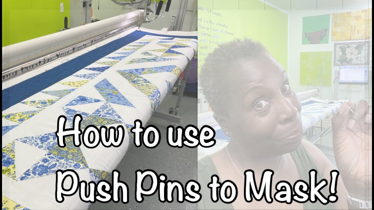 HOW TO USE PUSH PINS TO MASK ON INNOVA LONGARM - YouTube