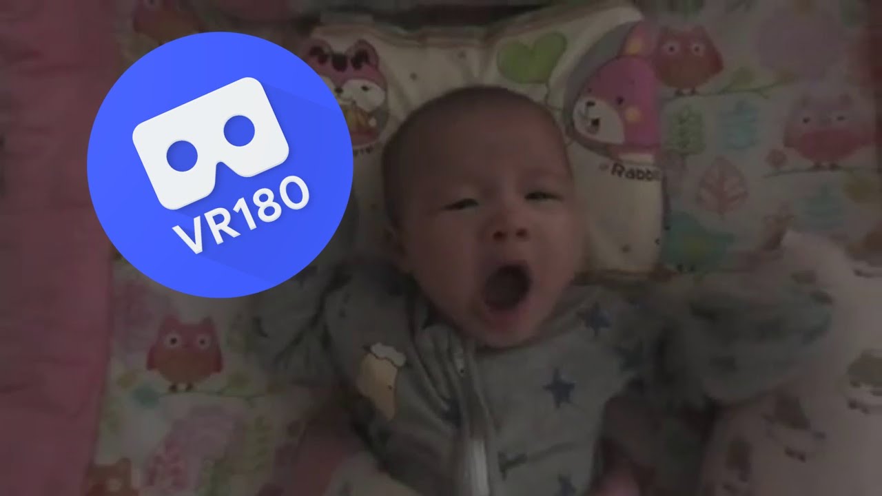 [VR180 VR 3D] Baby Riley waking up in the morning - top view | Apple ...
