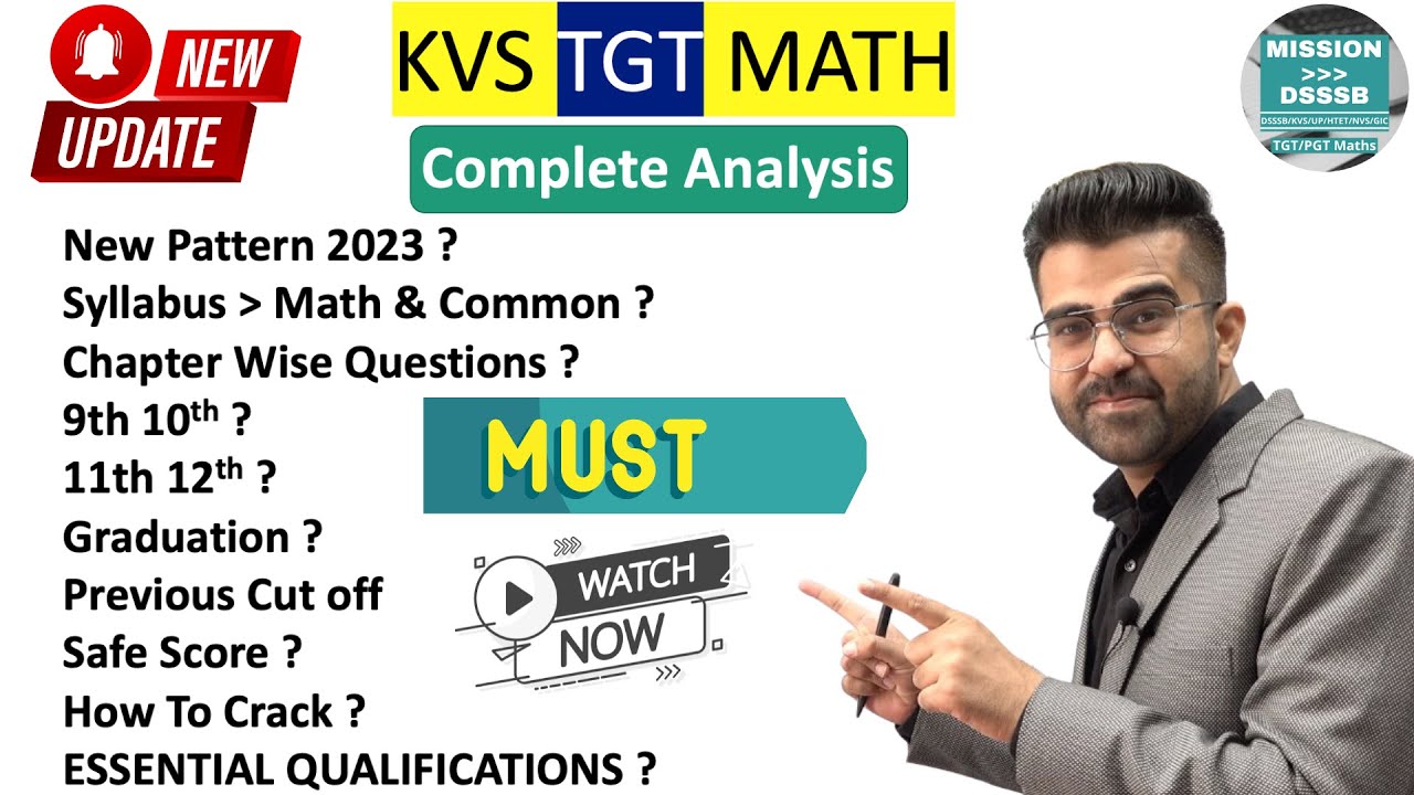 KVS TGT Maths 2022 23 Complete Analysis Safe Score Syllabus kvs-tgt-maths-2022-23-complete-analysis-safe-score-syllabus