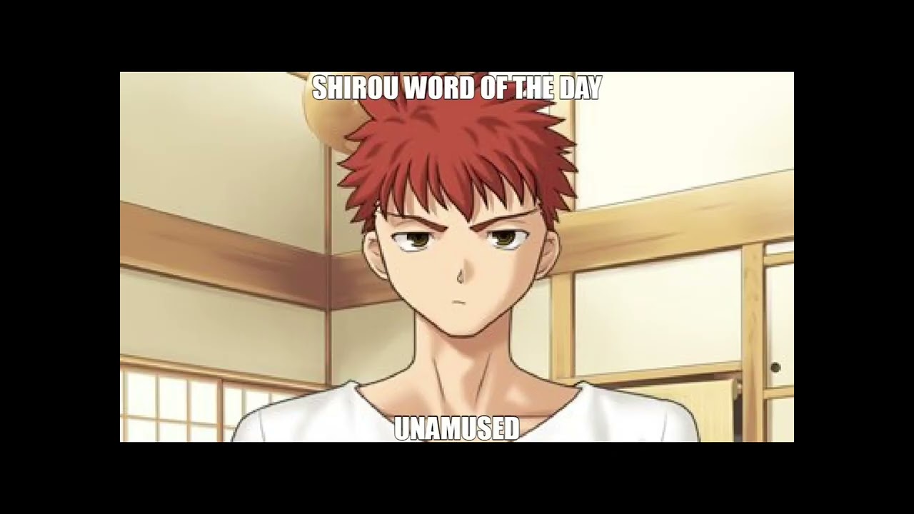 Happy Shirou Day I love Swords - YouTube