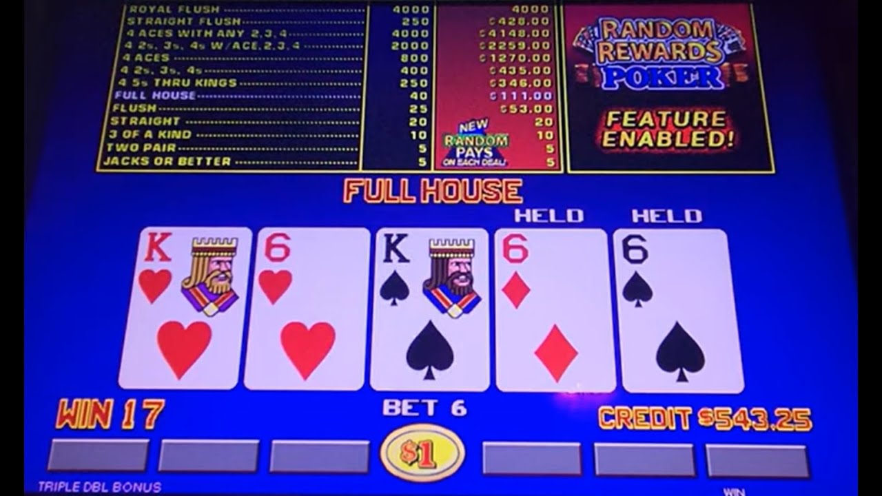 Video Poker/OMG! How Much Was That RANDOM REWARDS Hit? - YouTube