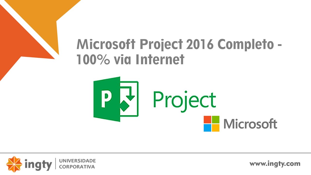 Curso Microsoft Project a Distância Online - YouTube