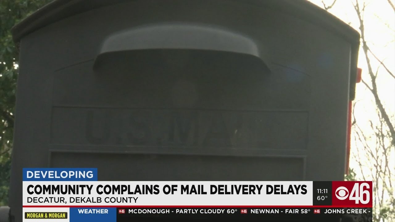 Community complains of mail delivery delays - YouTube