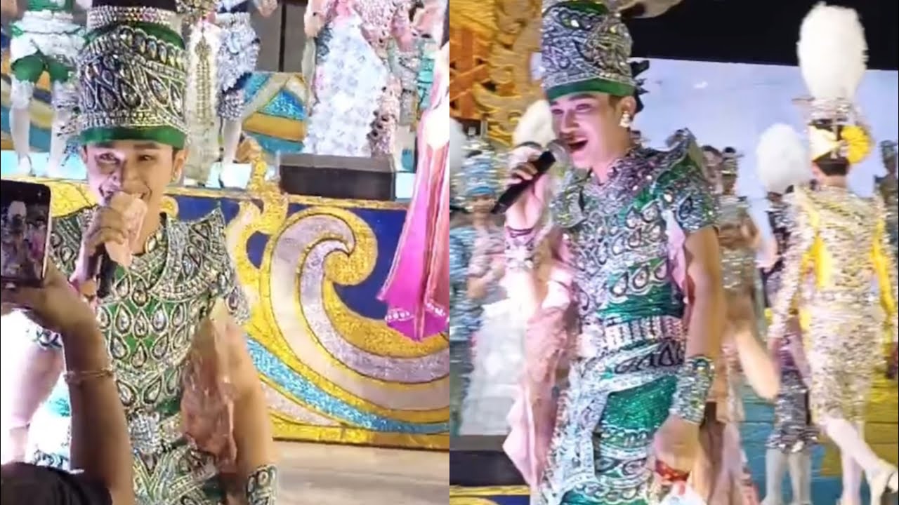 เต้ยลา!! พระเอกท็อปนรากร กำลังใจยังแน่นหน้าเวที กุมภวาปี อุดรธานี - YouTube
