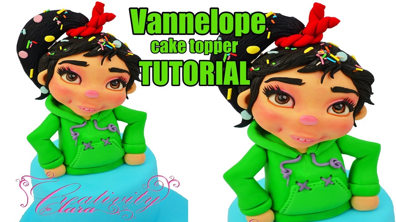 Wreck it Ralph Vanellope Doll cake topper tutorial - LO SPACCATUTTO ...