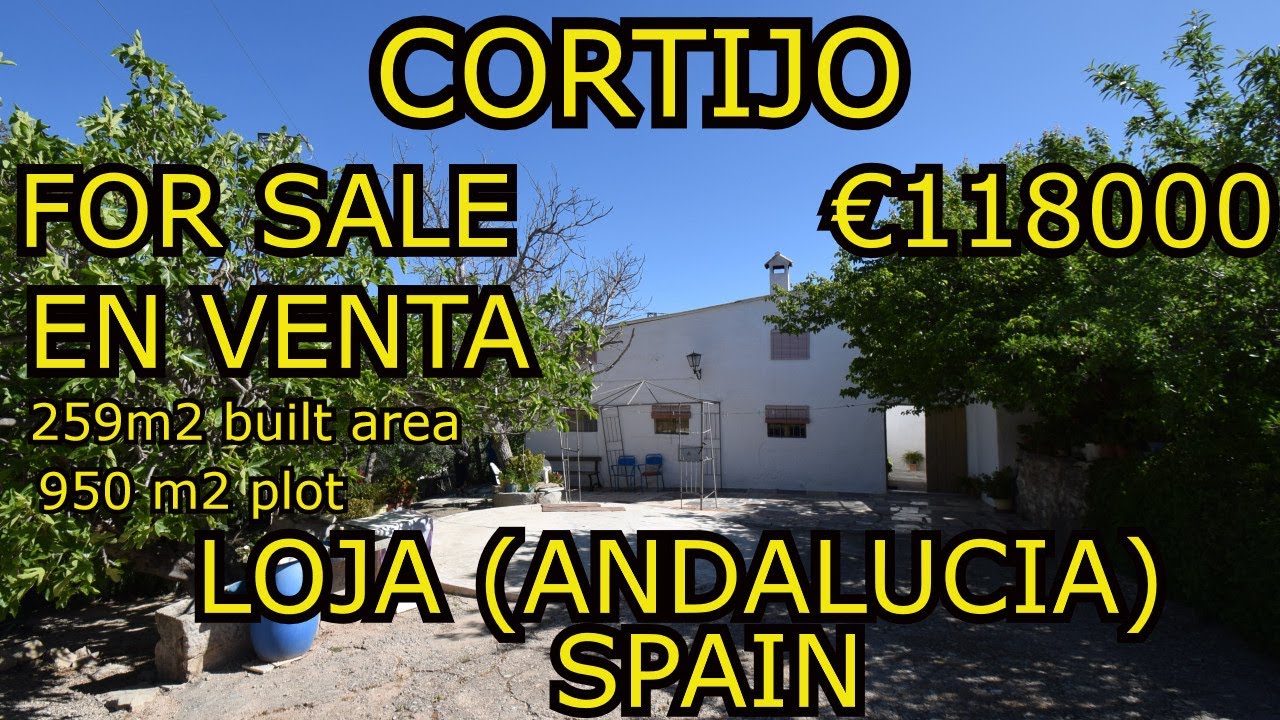 TRADITIONAL COUNTRY HOUSE CORTIJO FOR SALE IN LOJA, ANDALUCIA PROPERTY ...