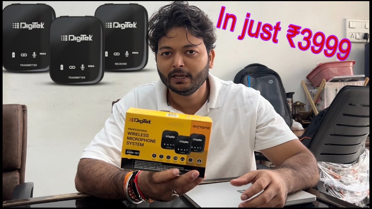 Digitech wireless Mic unboxing for Vlogging 2023 | A very goodwireless ...