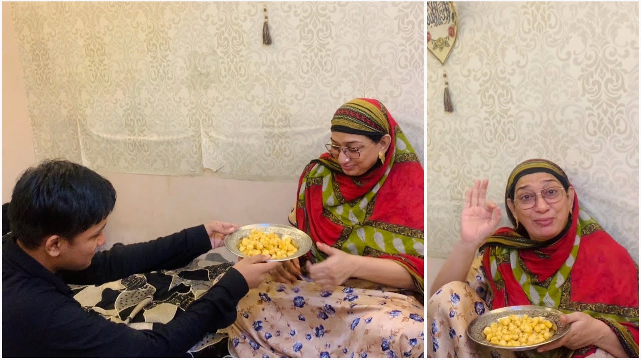 Hasnain diya Nani ko special treat😍wo bane hamari Rani Sahiba😘 ️Unke ...