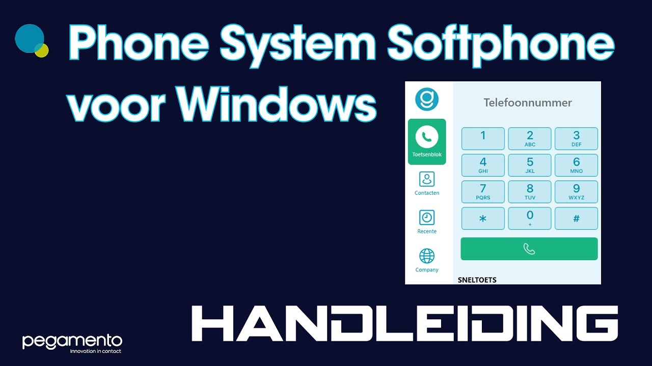 Gebruikershandleiding Phone System Softphone voor Windows - YouTube