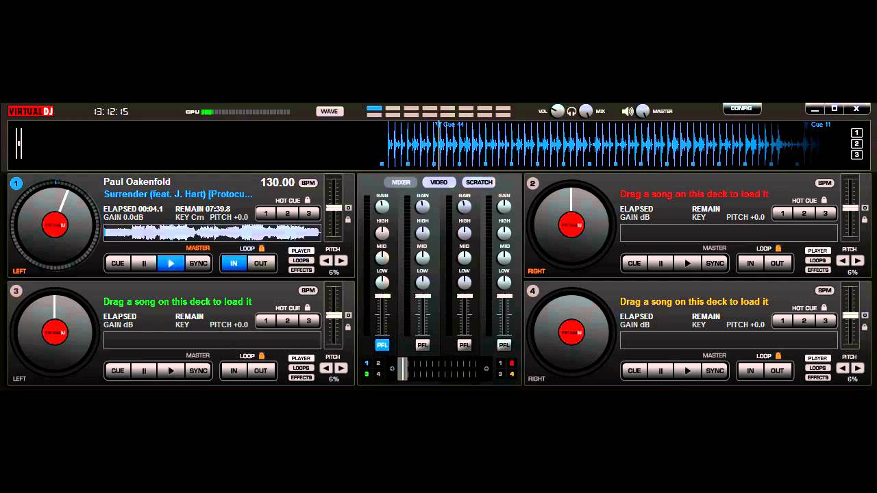 Beat Match by Ear using Virtual DJ using the Mouse and Keyboard Only ...