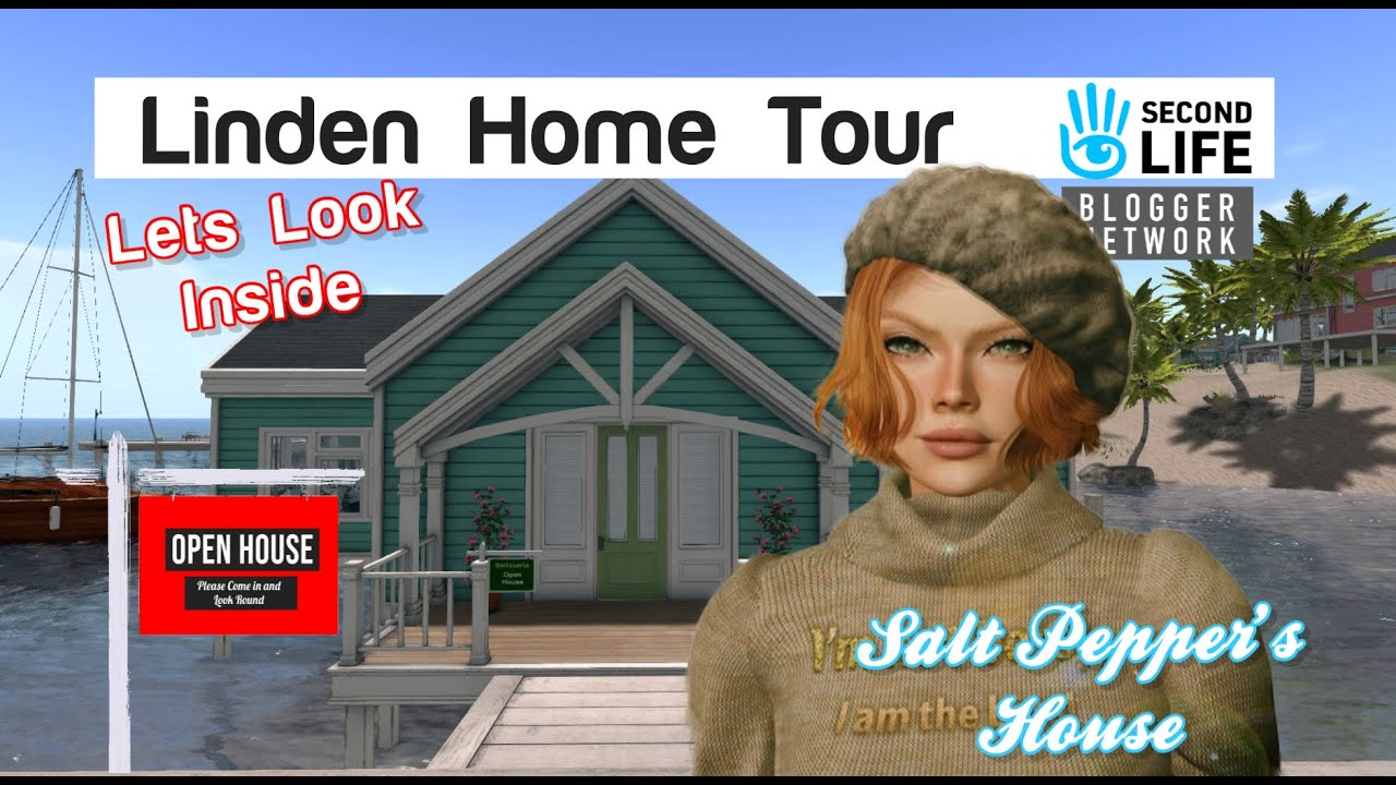 SECOND LIFE 2021 |* LINDEN HOME TOUR * | Part 5 | STILT HOUSE ON PIER # ...