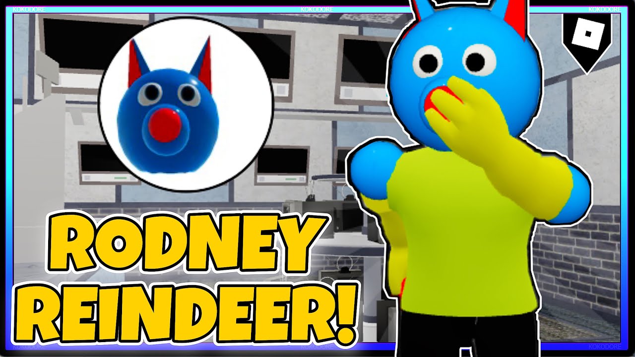 How To Get “RODNEY REINDEER” BADGE + SKIN/MORPH in PIGGY BOOK 2 ...