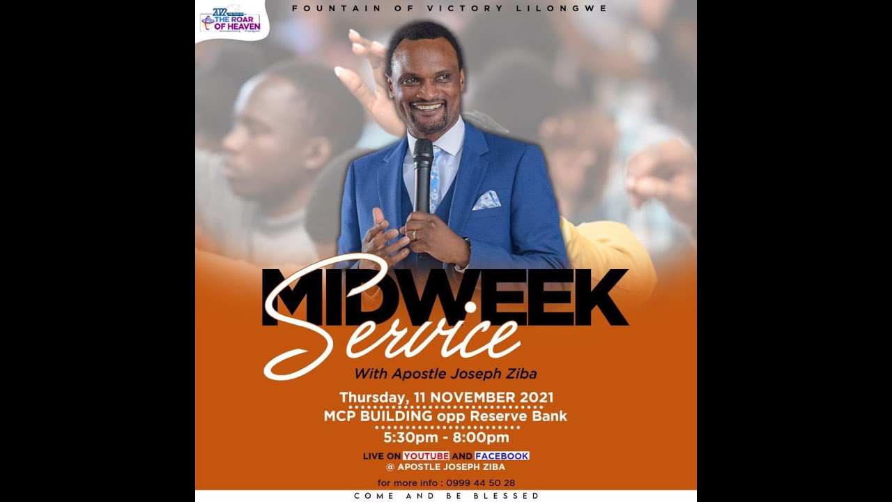 Midweek Service Live | Apostle Joseph Ziba | 11.11.2021 - YouTube
