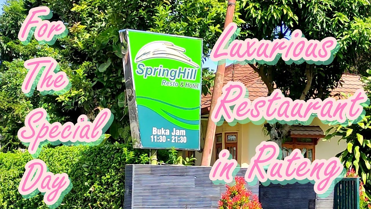 Spring Hill Restaurant ~ For the special day ~ - YouTube