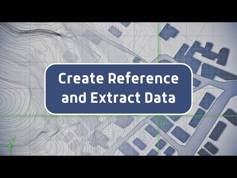 Create Reference and Extract Data in Civil 3D - YouTube