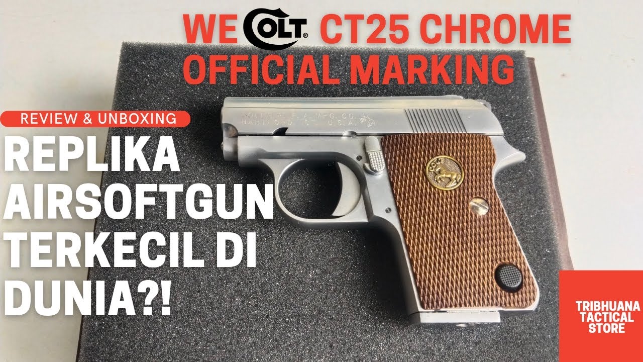 Review Colt 25 Junior (CT25) Chrome Official Marking Super Langka - YouTube