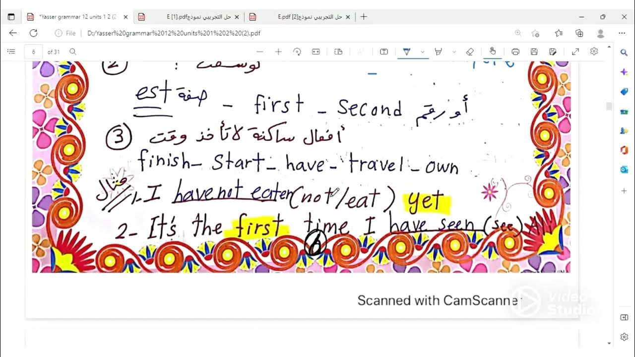 Unit 2 Grammar grade 12 - YouTube