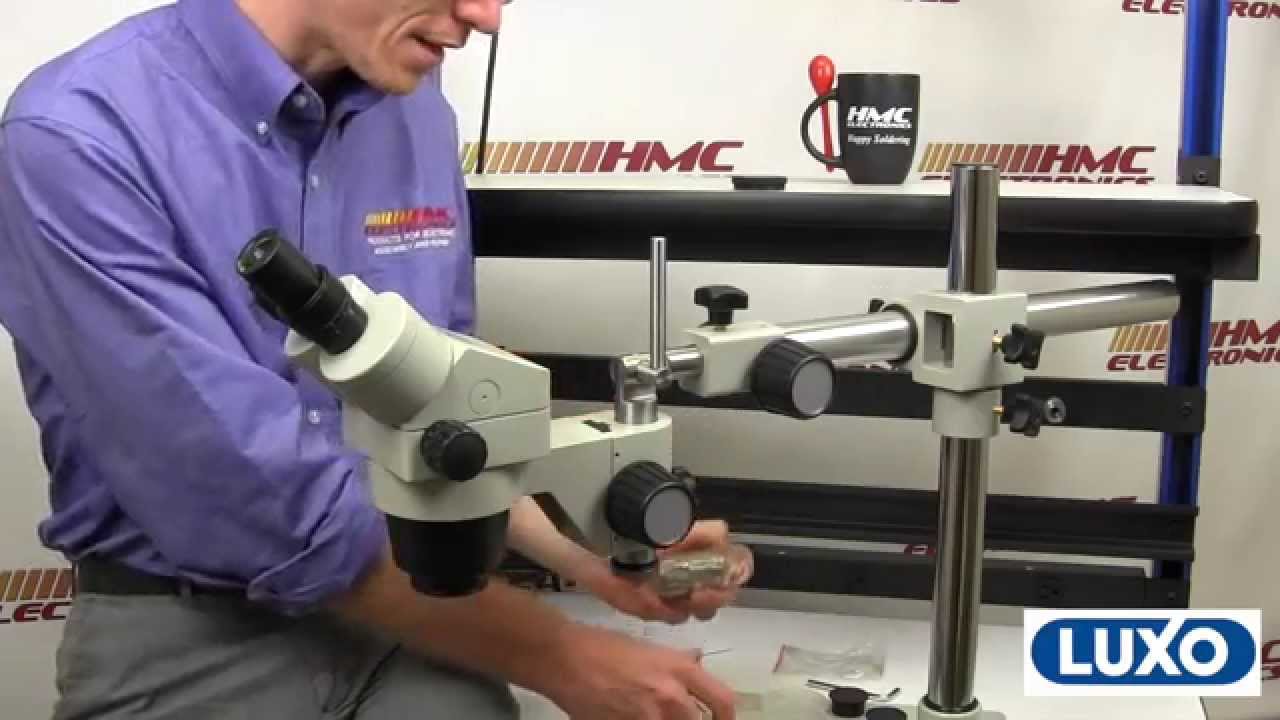 Overview and Setup of Luxo Microscope with a Single Arm Boom Stand ...